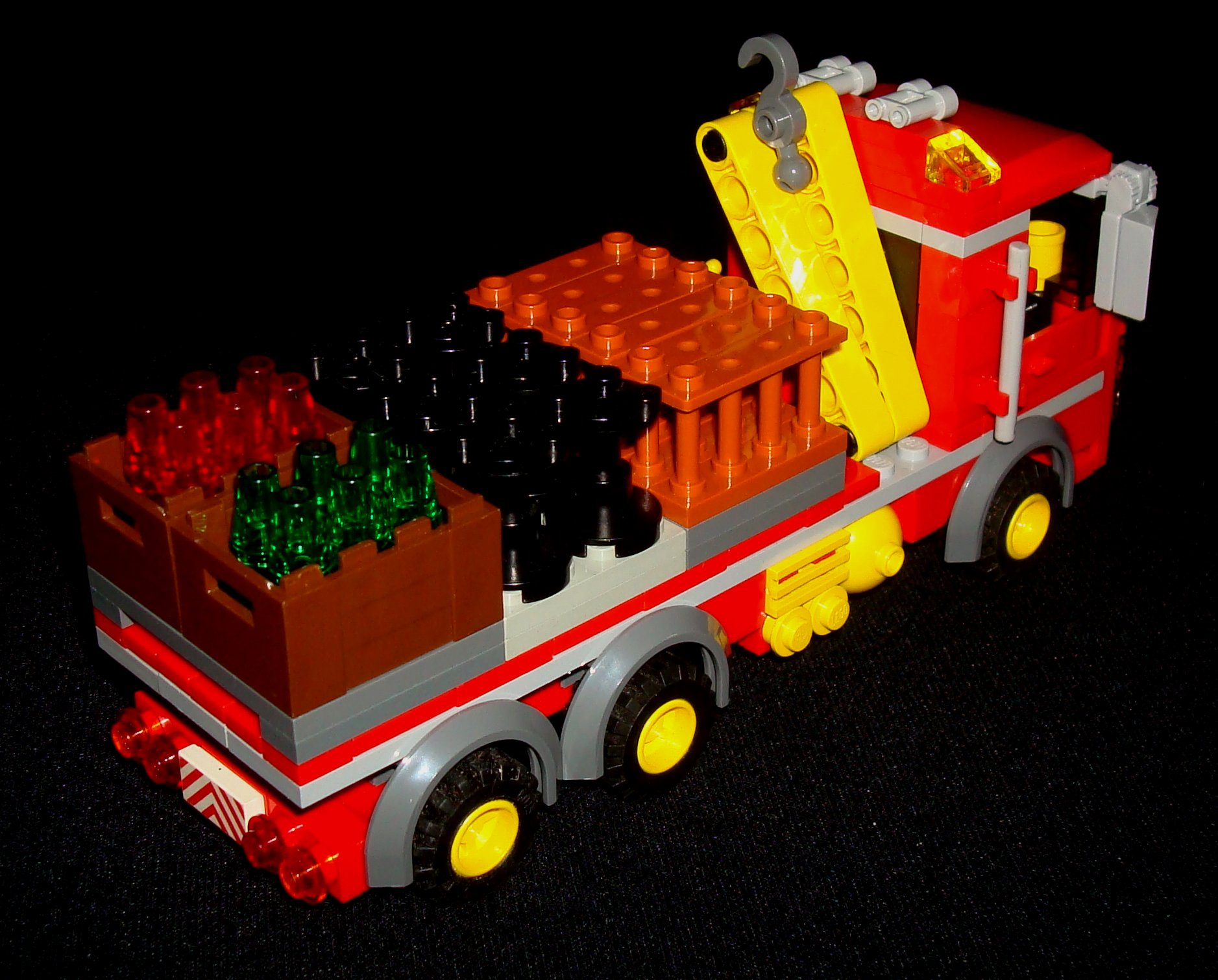 LEGO Trucks With Hydraulic Cranes@